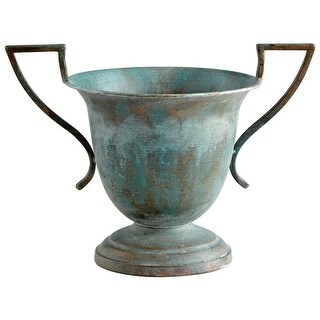 Cyan Design Garland Planter Garland 10" Tall Iron Planter - Zinc - Bed ...