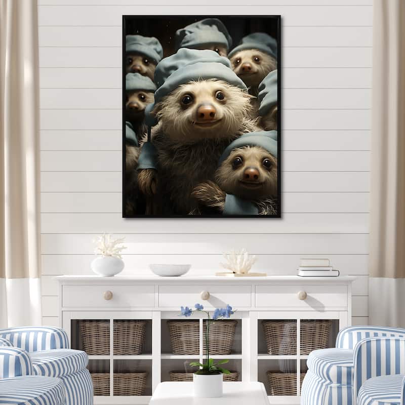 funny sloth art