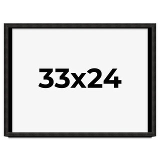 33x24 Shadow Box Black Rustic Barnwood Display Frame | 1.125 Inch - Bed ...