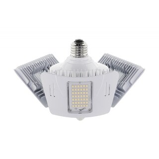 60 Watt LED Motion Sensor Utility Light 4000K Medium Base Adjustable ...