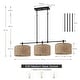3-Light Coastal Kitchen Island Chandelier Light - 41'' W - Bed Bath ...