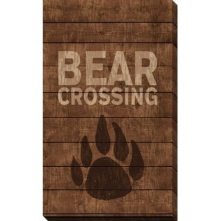 "Bear Crossing" Print on Canvas - Bed Bath & Beyond - 36038611