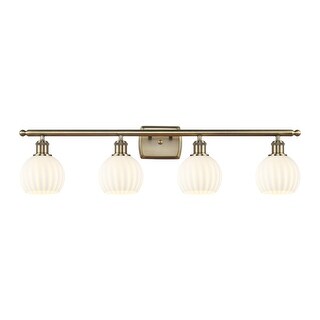 Innovations Lighting 516-4W-9-36-White Venetian-Bathroom Vanity Light ...