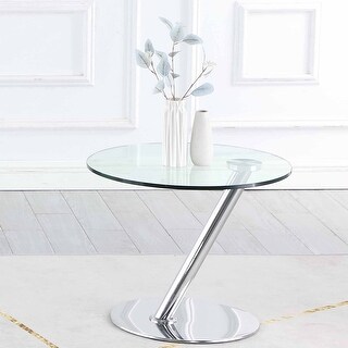 Somette Glass Top Lamp Table - Bed Bath & Beyond - 38083159