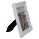 8.5" White Victorian Style Rectangular Picture Frame for 5"x7" Photos ...
