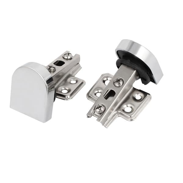 Unique BargainsCabinet Door Metal Half Round Cap Concealed Self Close ...