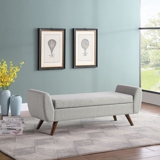 Franco Upholstered Bench with Storage Space - On Sale - Bed Bath ...