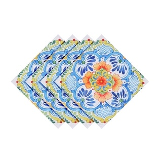 Laural Home Talavera Napkin Set of 4 - 20" x 20" - Bed Bath & Beyond ...