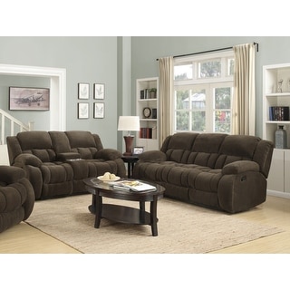Weissman 2-piece Upholstered Tufted Living Room Set - Bed Bath & Beyond ...