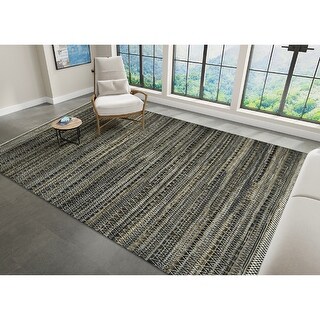 Legacy Alden Transitional Geometric Hand-Knotted Area Rug - Bed Bath ...