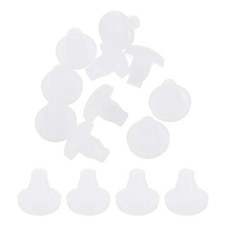 Glass Table Top Bumpers with Stem, Rubber Bumper Grippers Anti Slip ...