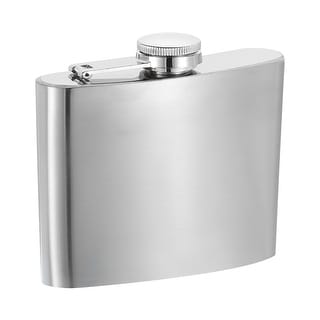 4oz 112ml Stainless Steel Hip Flask for Camping Hiking Outdoor Activity ...