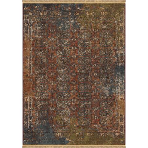 Orian Rugs Super Voyage Borachio Red - Overstock - 28764306