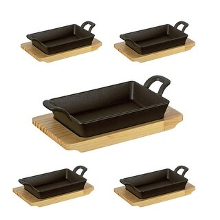 Kuechenprofi Cast Iron Serving Pan (5 pack) (Restaurant pack) - Bed ...