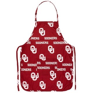 Oklahoma Sooners Tailgating or Grilling Apron With 9" Pocket, Fully ...