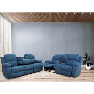 StarHome -Amaker 2PC Reclining Living Room Set - Bed Bath & Beyond ...