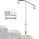 Single Post Handrail Fits 1 or 2 Steps Stair Railing Wrought Iron ...