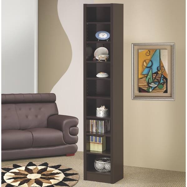 Contemporary Modern Space Saving Design Display Bookcase - Bed Bath ...