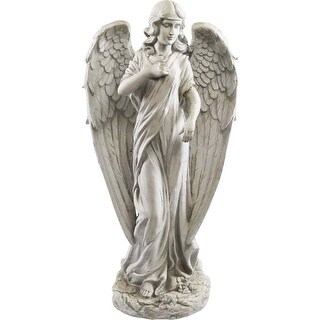 Alpine 31 In. H. Fiberstone Angel Statue - 1 Each - Bed Bath & Beyond ...