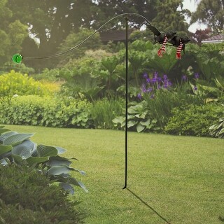 Black Birds in Scarves Metal Balance Stake - Bed Bath & Beyond - 34832477