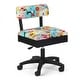Arrow Hydraulic Sewing Chair with Sew Now Sew Wow Fabric - Bed Bath ...