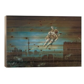 Sometimes Print On Wood by Mario Sanchez Nevado - Multi-Color - Bed ...