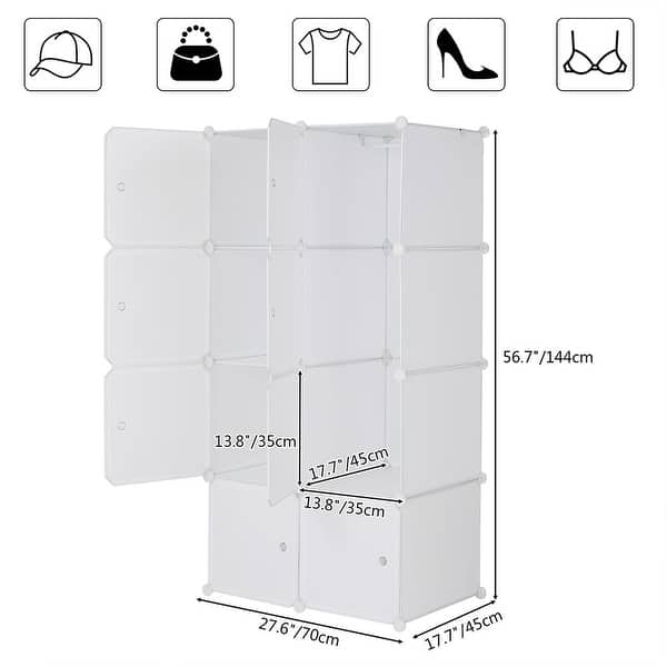 8-Cube DIY Closet Clothes Organizer Storage Shelves - Bed Bath & Beyond ...