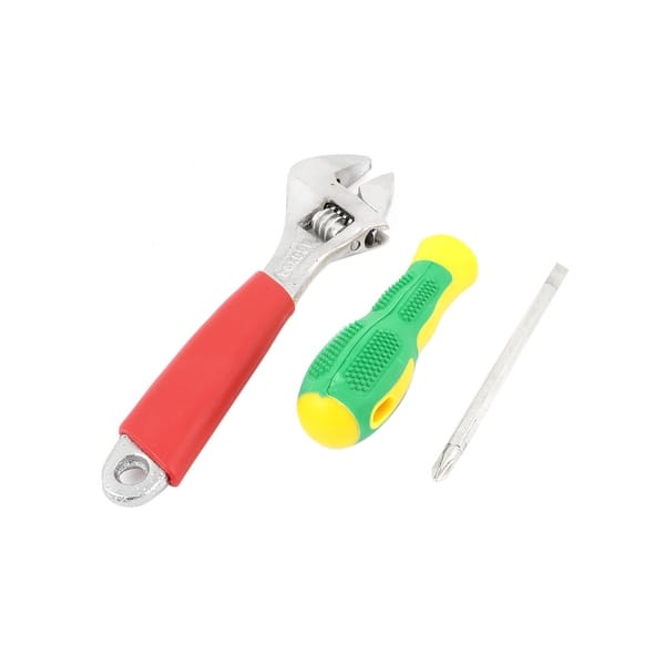2 in 1 Repairing Tool Adjustable Spanner Phillips Slotted Screwdriver ...