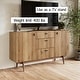 Living Skog Chelsea Buffet Sideboard TV Stand With Slatted Design and 3 ...