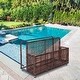 Outdoor Storage,Storage Basket,Poolside Float Storage, Patio Pool Float ...