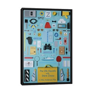 iCanvas "The Life Aquatic With Steve Zissou Objects" by Jordan Bolton ...