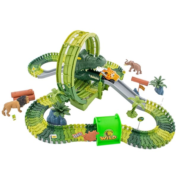 Magical Zoo Twisting Track Imitation Gator Tunnel Bridge/Loop Flexible ...