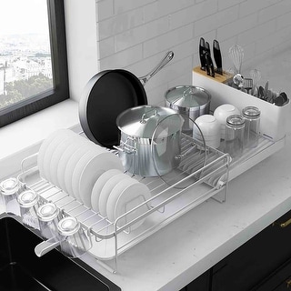 Large Dish Drying Rack - Extendable Dish Rack - Bed Bath & Beyond ...