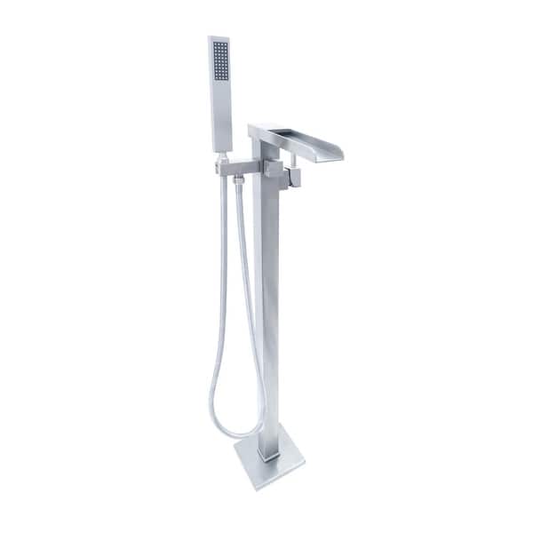 Dyconn Faucet Freestanding Bath Tub Filler Faucet with Hand Shower ...