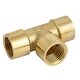 1/4BSP Female Threaded 3 Ways Cross Coupler Adapter Pipe Fitting ...