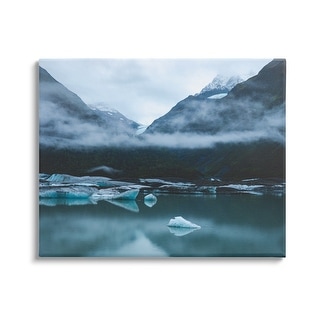 Stupell Foggy Icebergs on Lake Canvas Wall Art Design by Daniel Sproul ...