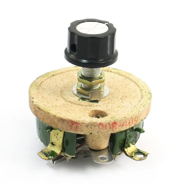 Single Turn Resistor 50W 300 Ohm Volume Control Ceramic Disk Rheostat ...