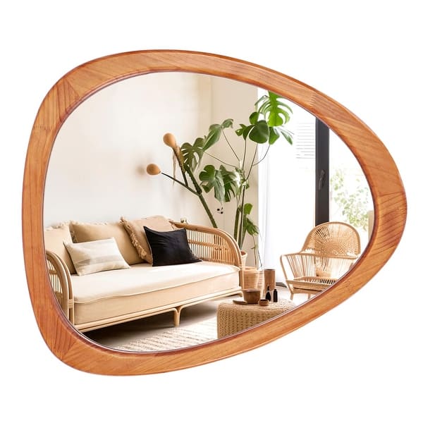 wood decorative wall mirrors