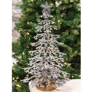 Large Galvanized Christmas Tree - White - Bed Bath & Beyond - 32367408