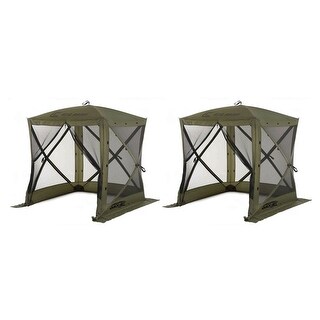 Clam Quick Set Traveler Portable Camping Outdoor Gazebo Canopy Shelter ...