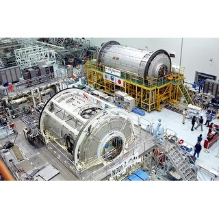 JapanS Contribution To The International Space Station In Upper Right ...