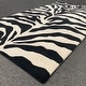 HERAT ORIENTAL Handmade Tibetan Zebra Wool Rug Collection - Bed Bath ...