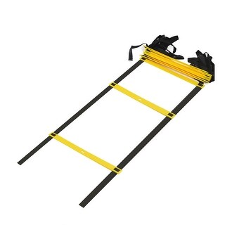 Agility Speed Ladder with Adjustable Rungs, Carry Bag, Stakes - Bed ...