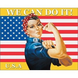 ''We Can Do It (Rosie the Riveter)'' by J. Howard Miller Military Art ...