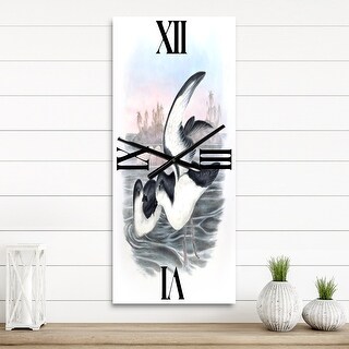 Designart 'Vintage Australian Birds X' Traditional Wall Clock Decor ...
