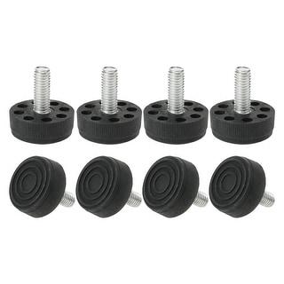 M8 x 20 x 30mm Leveling Feet Adjustable Leveler Cover for Office Chair ...