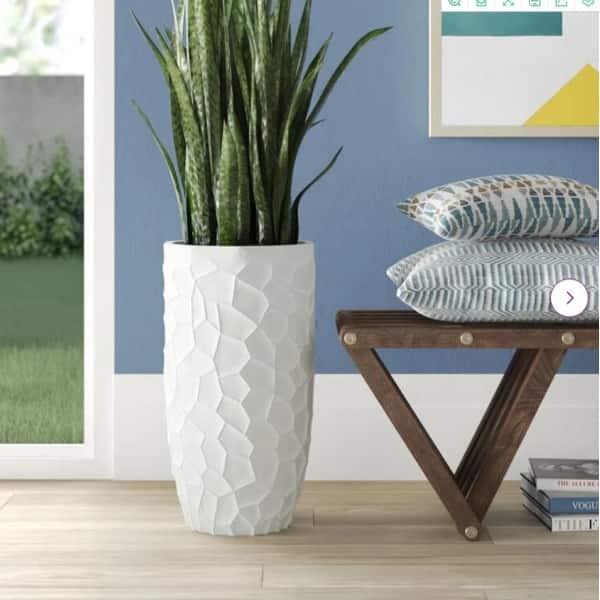 geometric pattern plant pots
