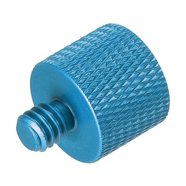 Mic Stand Adapter 3/8 Female x 1/4 Male Camera Thread Adapter Blue ...