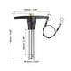 T Handle Lock Pins, Quick Release Pin 304 Stainless Steel Safety ...