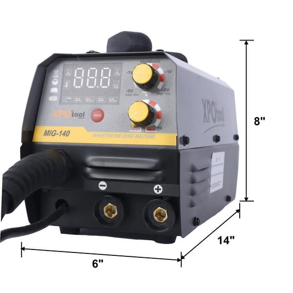 140A 4 in 1 Flux MIG Solid Wire Lift TIG Stick ARC Welder - Bed Bath ...